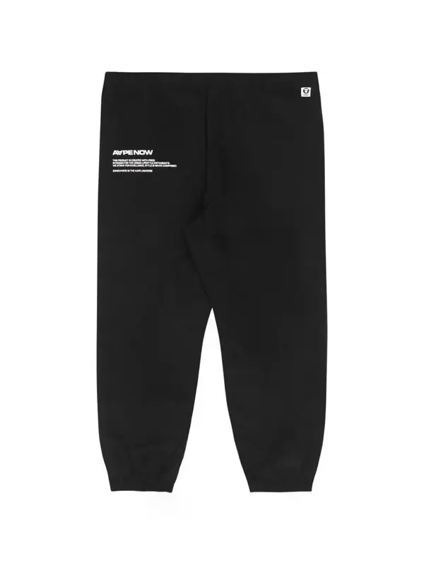 AAPE BY *A BATHING APE Moonface Patch Track Pants