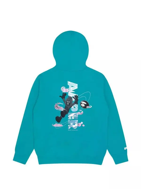 AAPE BY *A BATHING APE Printed Zip-up Hoodie