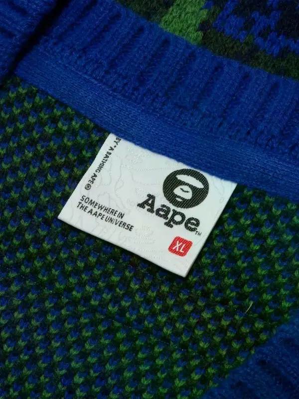 AAPE BY *A BATHING APE Intarsia-knit Vest