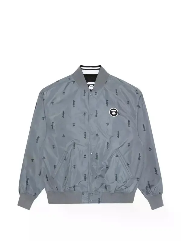 AAPE BY *A BATHING APE Moonface Reversible Bomber Jacket - Black