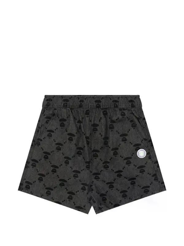 AAPE BY *A BATHING APE Moonface Patterned Shorts
