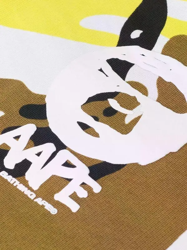 AAPE BY *A BATHING APE Camo Patterned Track Pants - Yellow