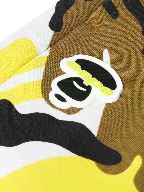 AAPE BY *A BATHING APE Camo Patterned Track Pants - Yellow