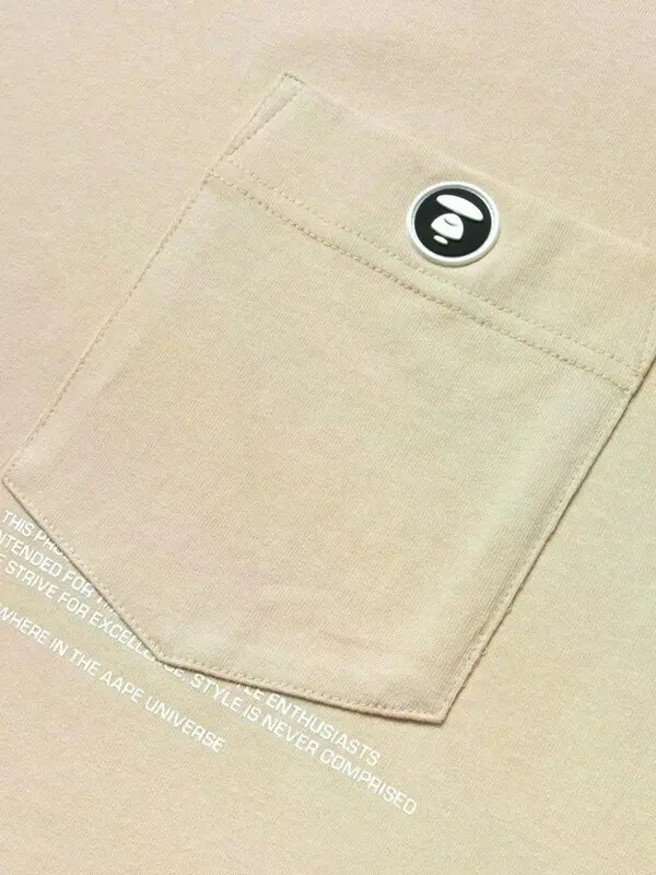 AAPE BY *A BATHING APE Logo-patch T-shirt