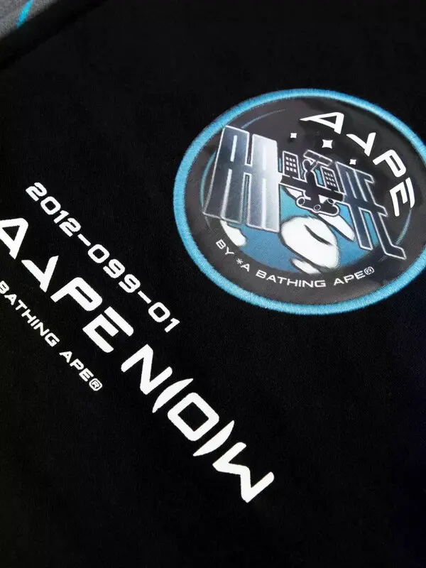 AAPE BY *A BATHING APE Logo-print Zip-up Hoodie