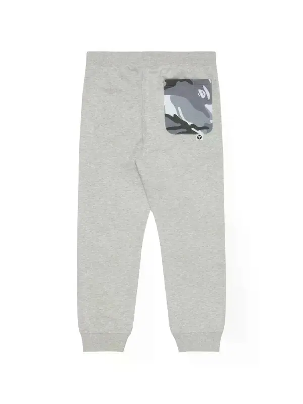 AAPE BY *A BATHING APE Logo-patch Track Pants - Grey