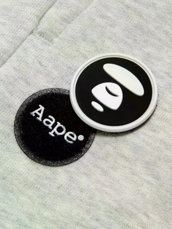 AAPE BY *A BATHING APE Logo-patch Track Pants - Grey