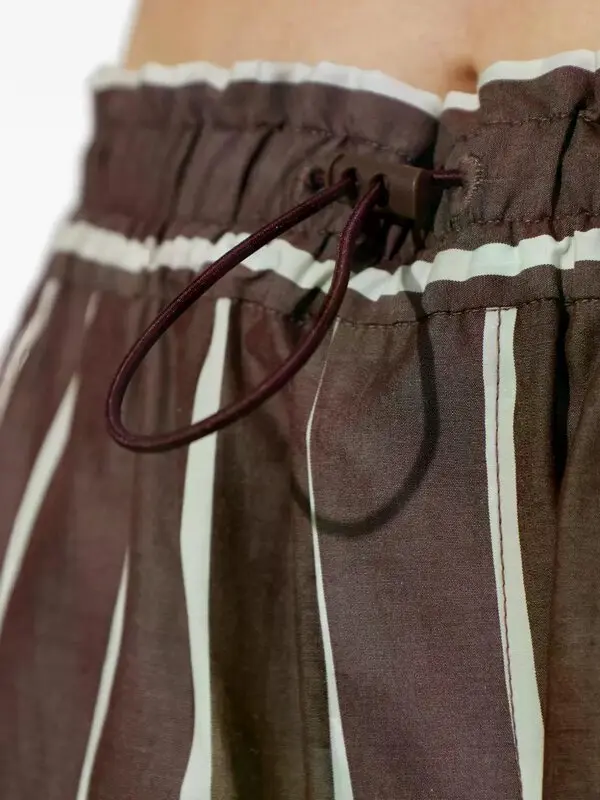 Rag & Bone Victoria Striped Cargo Shorts - Brown