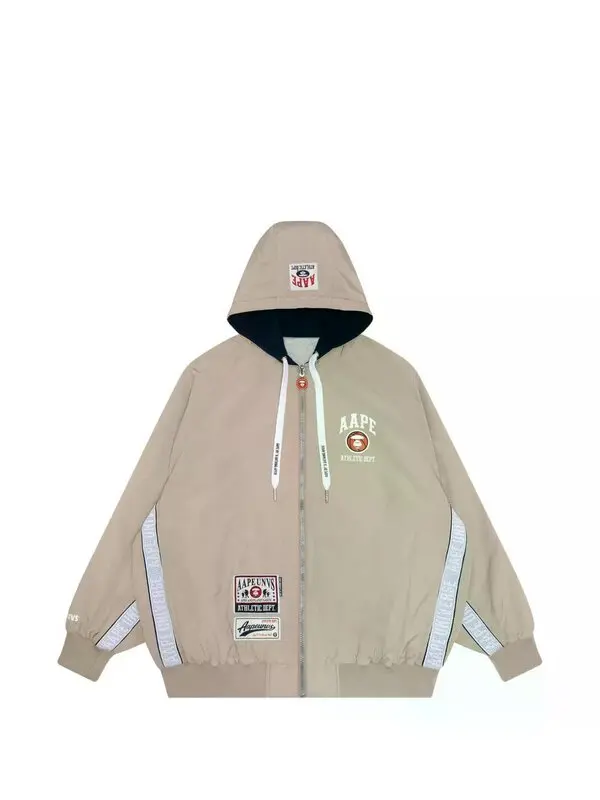 AAPE BY *A BATHING APE Embroidered Reversible Zip-up Hoodie