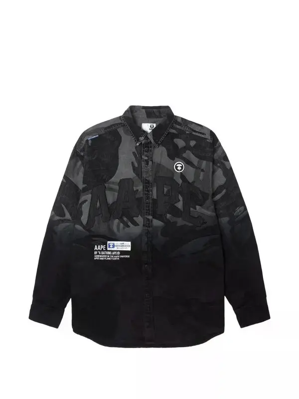 AAPE BY *A BATHING APE Moonface Gradient Camouflage Shirt