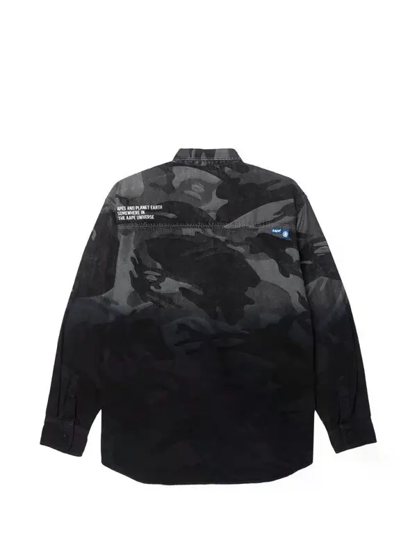 AAPE BY *A BATHING APE Moonface Gradient Camouflage Shirt