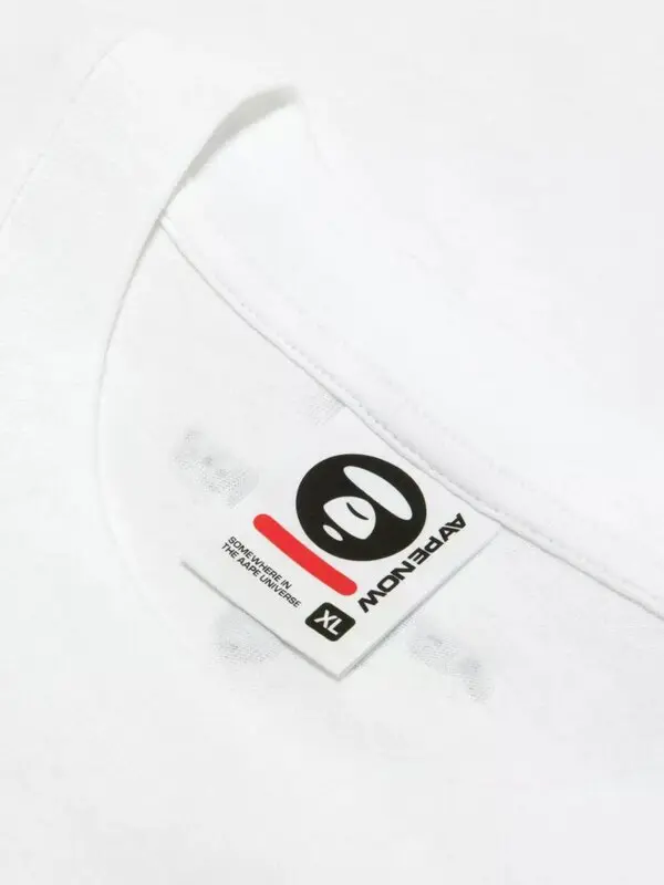 AAPE BY *A BATHING APE Aape Now Heart T-shirt