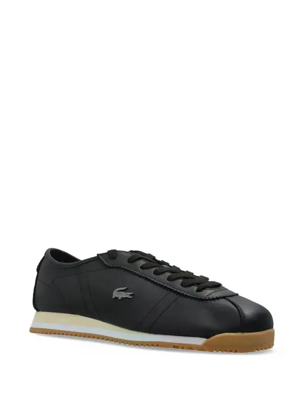 Lacoste Leather Low-top Sneakers - Black