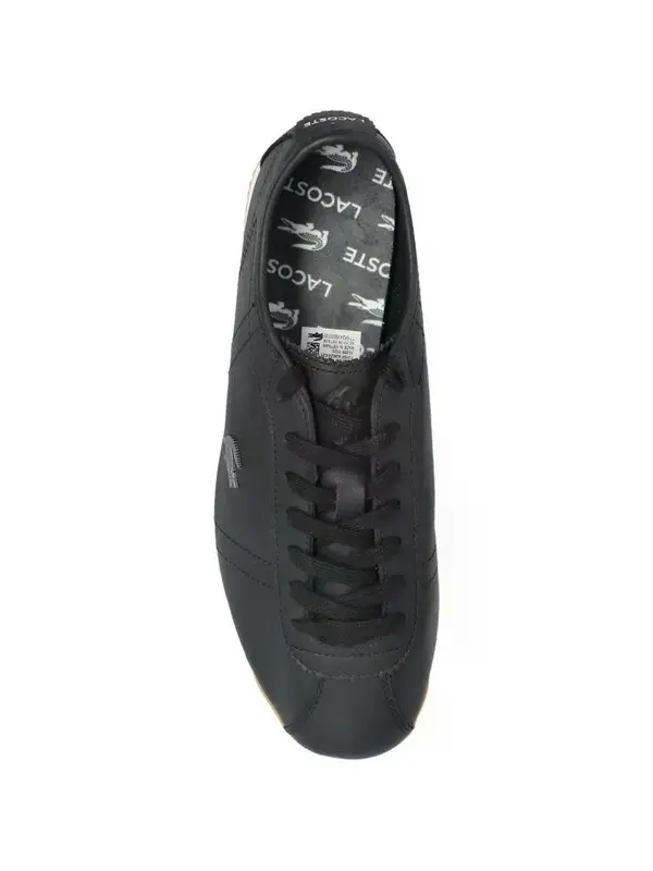 Lacoste Leather Low-top Sneakers - Black