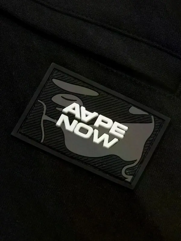 AAPE BY *A BATHING APE Moonface Logo Cargo Shorts