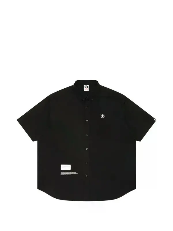 AAPE BY *A BATHING APE Moonface-patch Short-sleeved Shirt