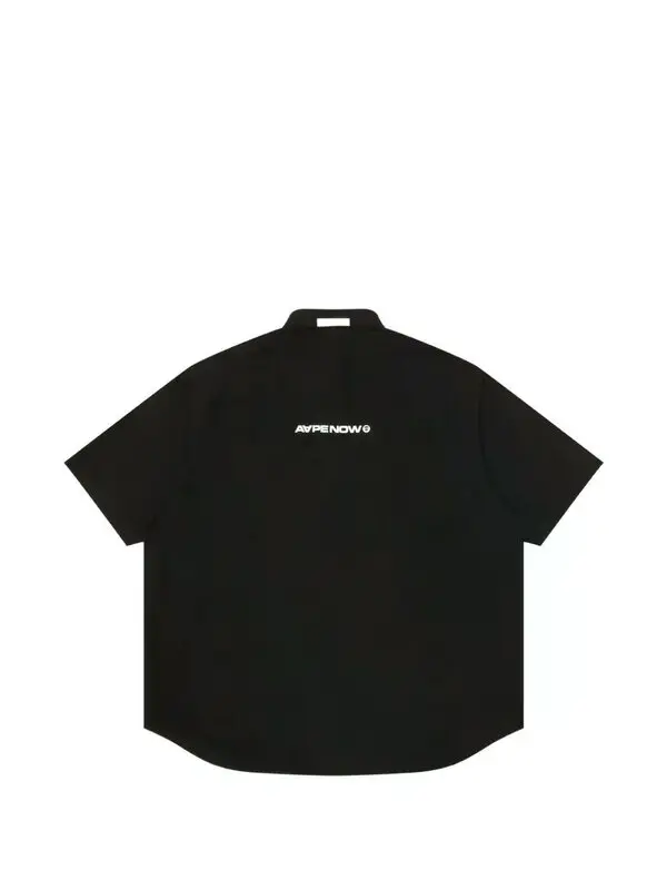 AAPE BY *A BATHING APE Moonface-patch Short-sleeved Shirt