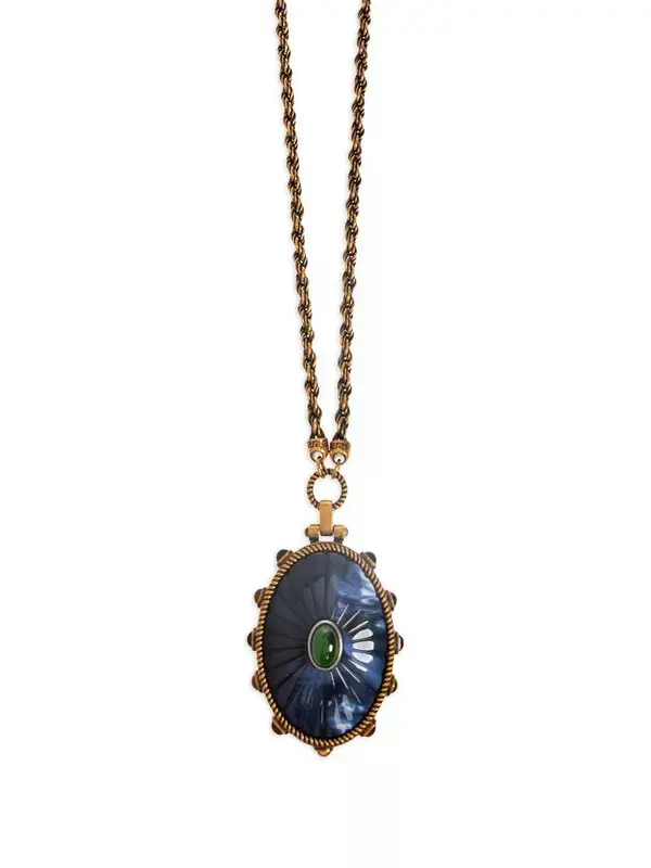 Versace Tivoli Pendant Necklace - Gold