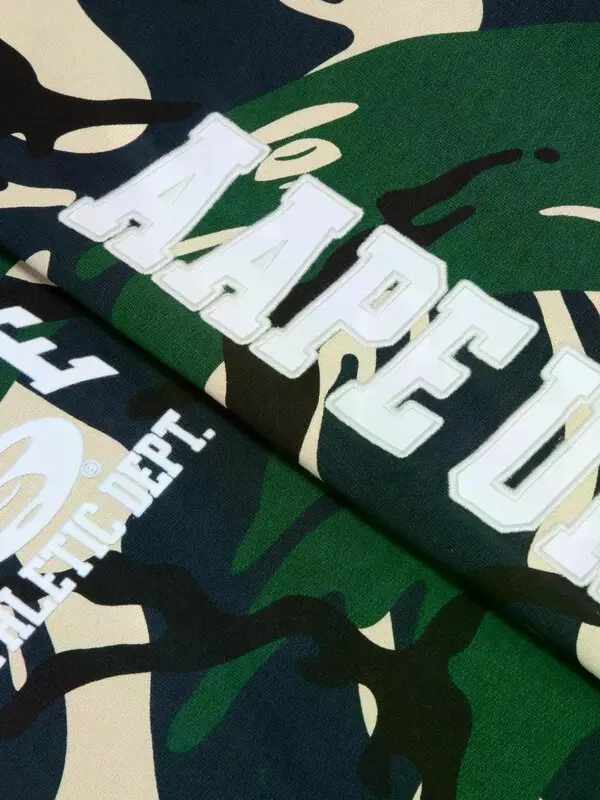 AAPE BY *A BATHING APE Moonface Camouflage Track Pants - Green