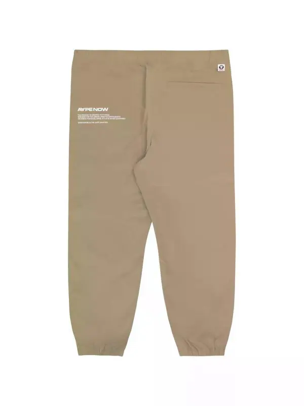 AAPE BY *A BATHING APE Moonface Branding-patch Track Pants