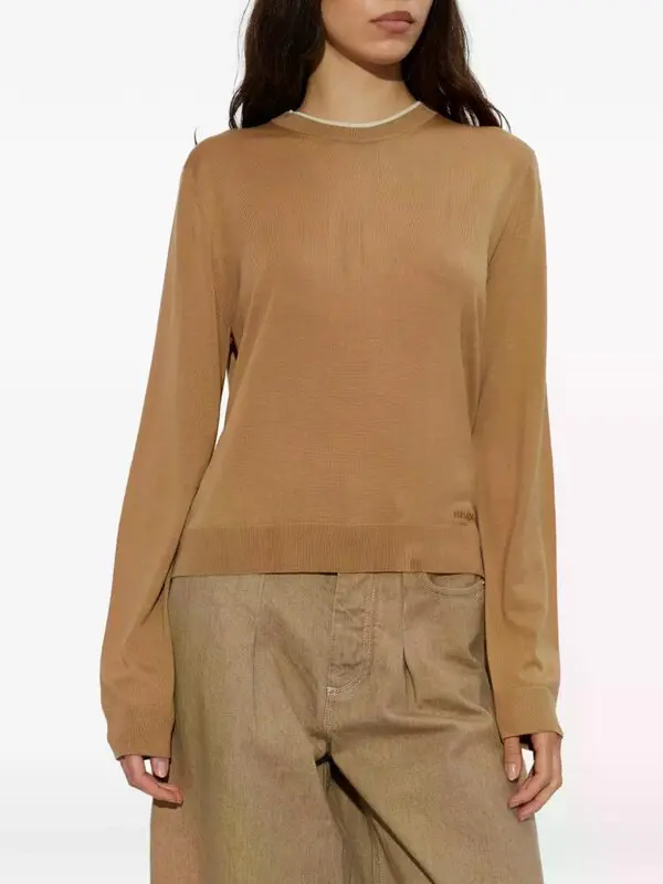 Versace Logo-embroidered Jumper
