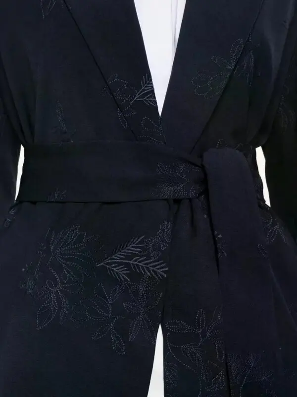 TWINSET Floral Tie-waist Jacket