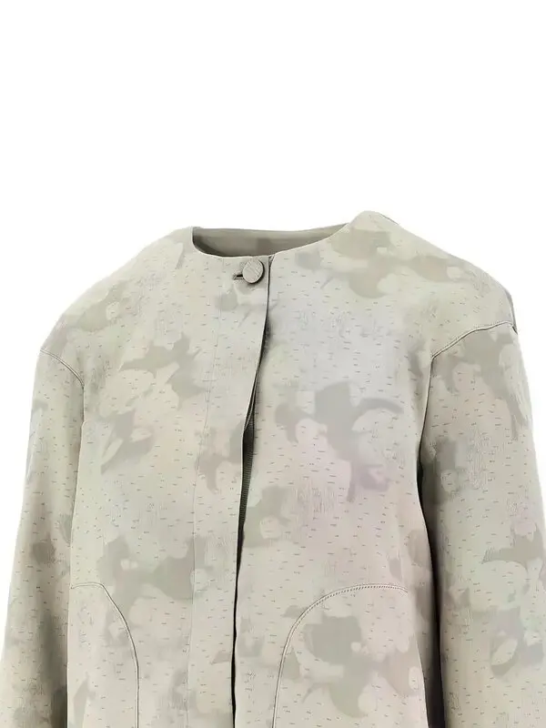Emporio Armani Camouflage-print Jacket - Grey