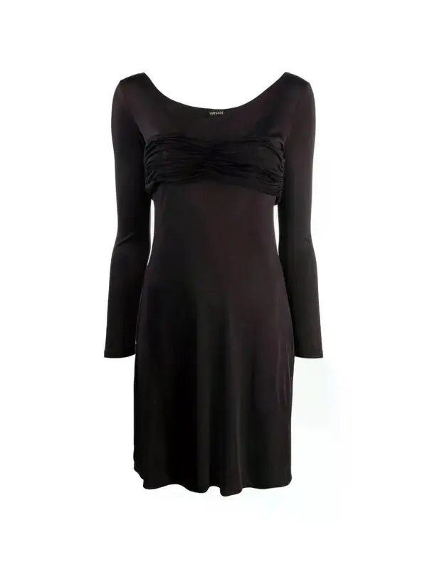 Versace Ruched-detail Mini Dress