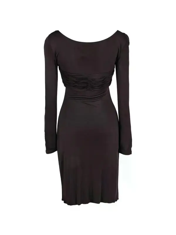 Versace Ruched-detail Mini Dress