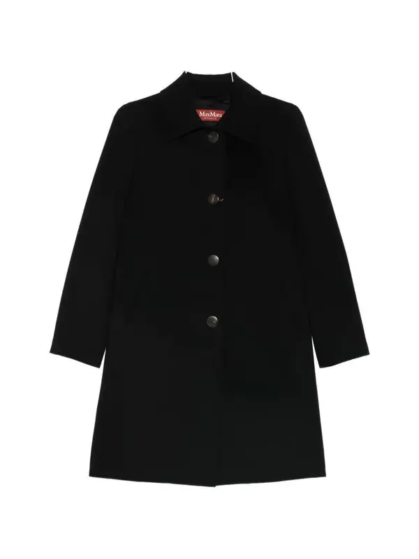 Max Mara Tailored Knee-length Coat - Black