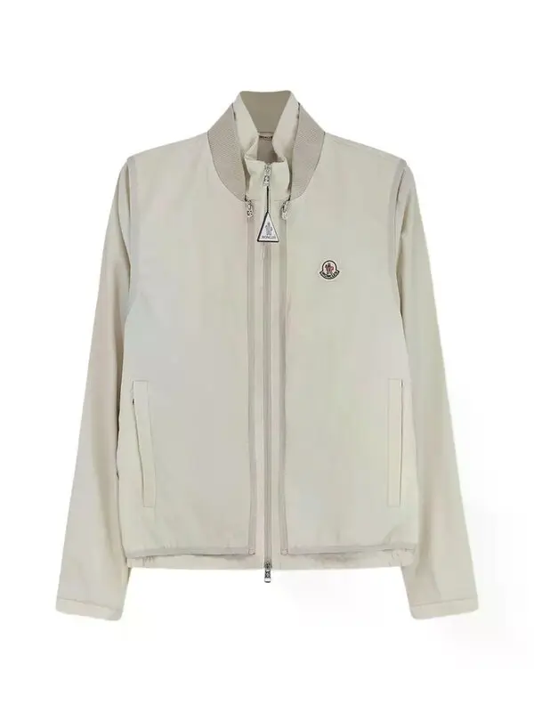 Moncler Zip-up Jacket - Neutrals