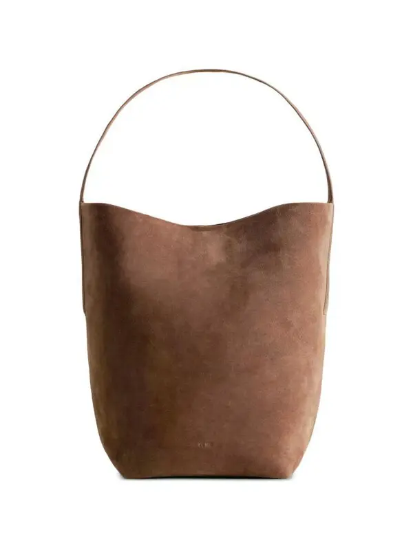 YU MEI Suede Tote Bag - Brown