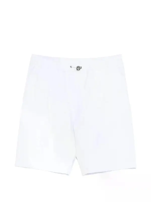 KIRED Pleated Drawstring Shorts - White