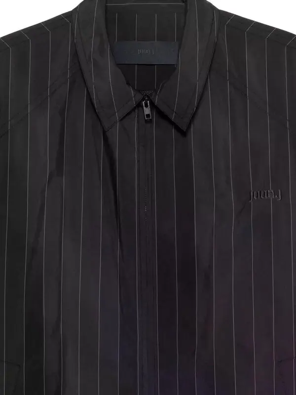JUUN.J Pinstriped Zip Jacket