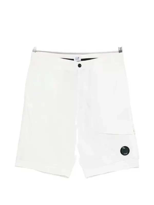 C.P. COMPANY Cargo Pocket Shorts - White