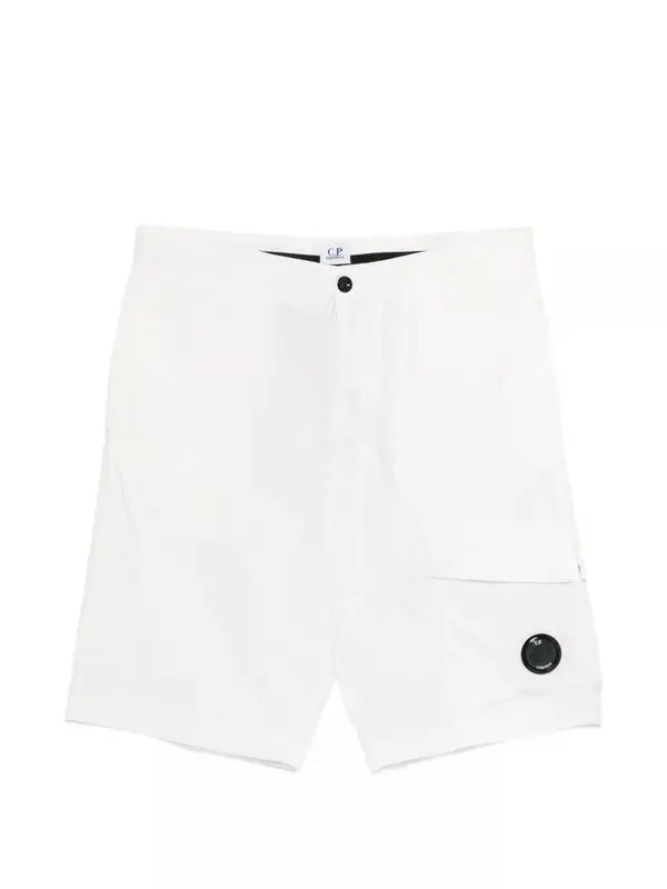 C.P. COMPANY Cargo Pocket Shorts - White