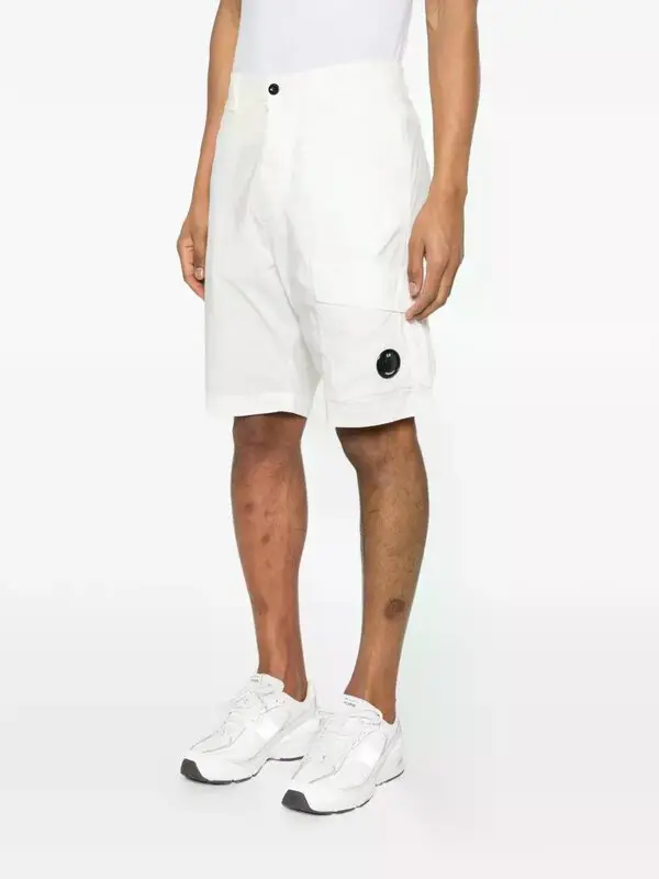 C.P. COMPANY Cargo Pocket Shorts - White