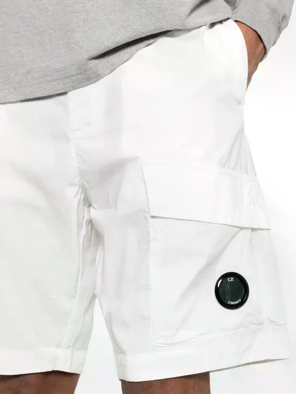 C.P. COMPANY Cargo Pocket Shorts - White