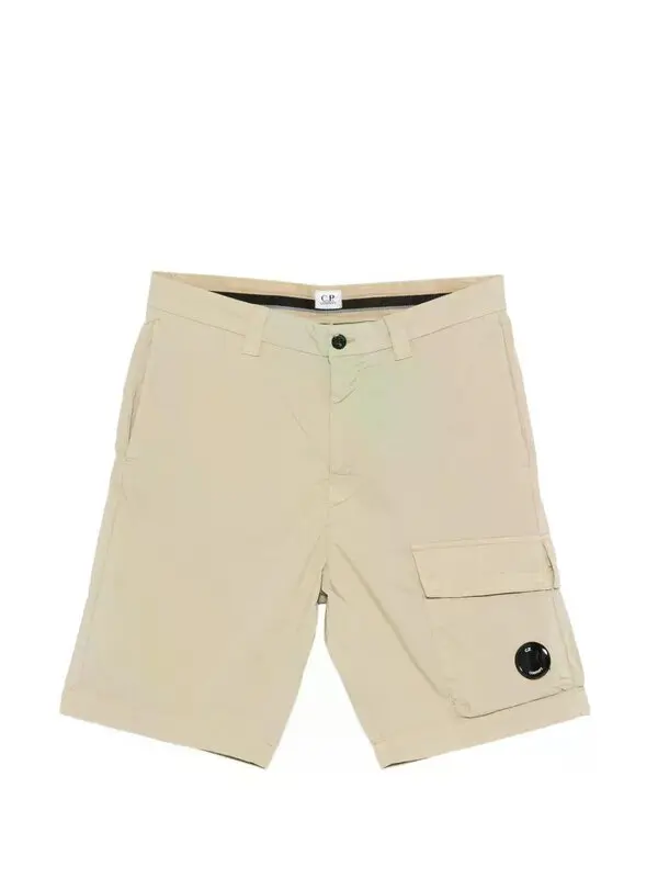 C.P. COMPANY Pocket Logo Shorts - Neutrals