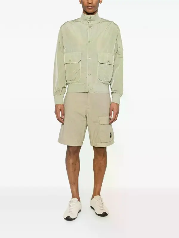 C.P. COMPANY Pocket Logo Shorts - Neutrals