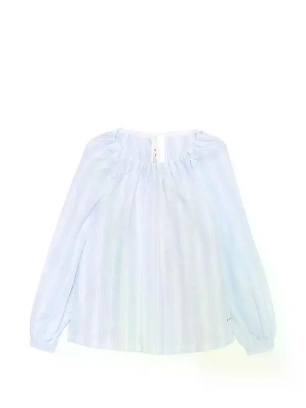 Marni Striped Long-sleeved Top - Blue