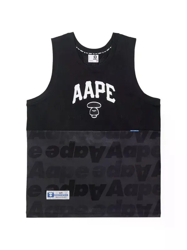 AAPE BY *A BATHING APE Moonface Panelled Tank Top
