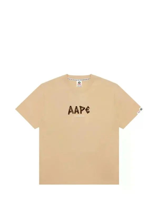 AAPE BY *A BATHING APE Logo-print Crew-neck T-shirt