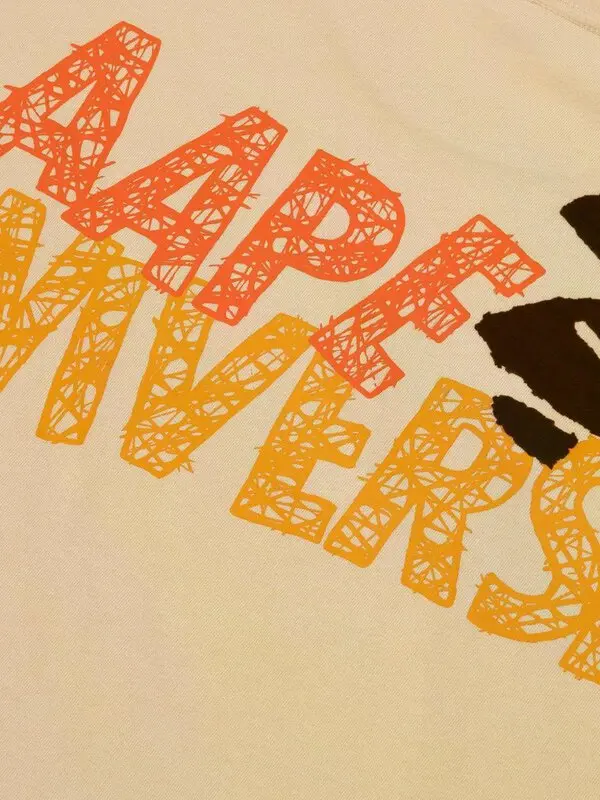 AAPE BY *A BATHING APE Logo-print Crew-neck T-shirt