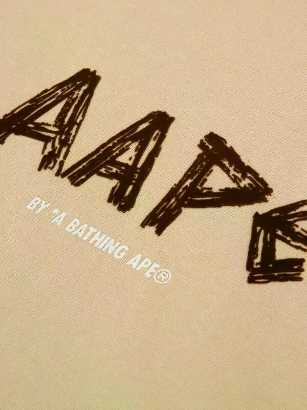 AAPE BY *A BATHING APE Logo-print Crew-neck T-shirt