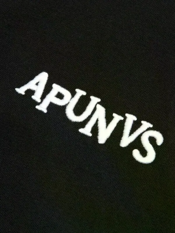 AAPE BY *A BATHING APE Multi-logo Crew-neck T-shirt - Black