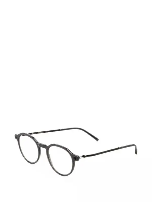 Mykita Saga Round Frame Glasses - Black