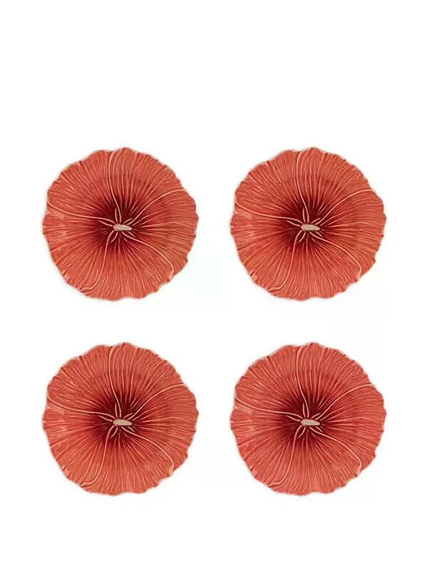 BORDALLO PINHEIRO Maria Flor Dessert Plate - Orange