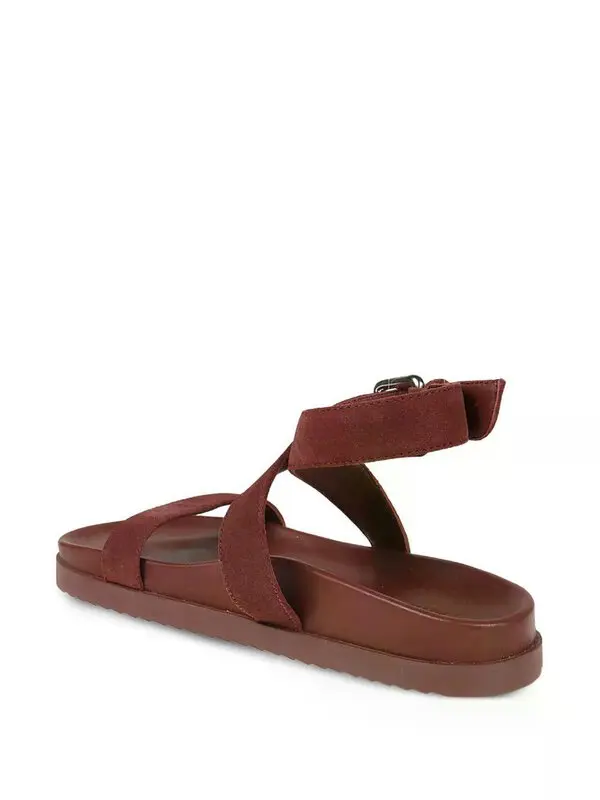 Patrizia Pepe Buckle Strap Leather Sandals