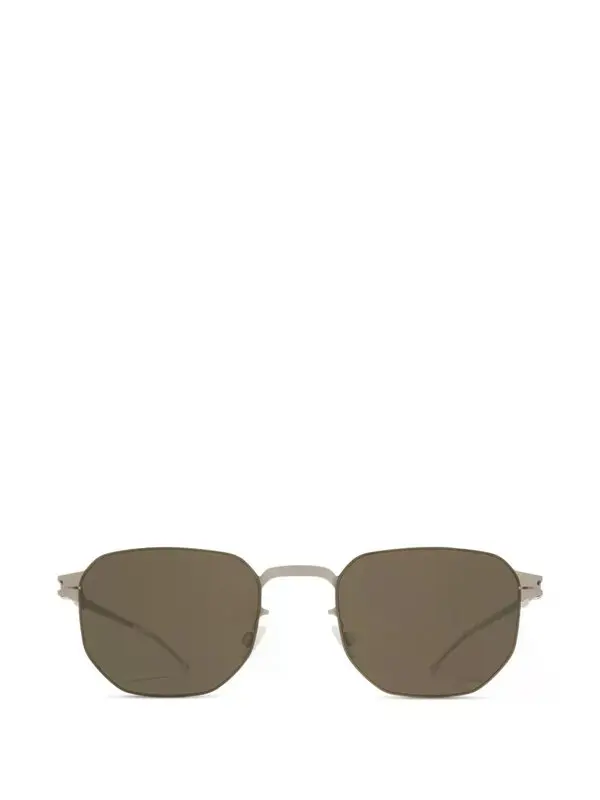 Mykita Bijan Geometric Sunglasses - Silver